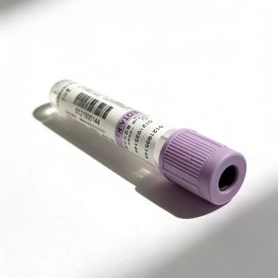 China Lavender Top EDTA Tubes with Push-Down Closure: Enhanced Safety for High-Volume Collections for sale