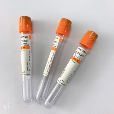 Cina Metropolitana superiore arancio approvata della raccolta del sangue di vuoto della metropolitana del sangue del CE in vendita