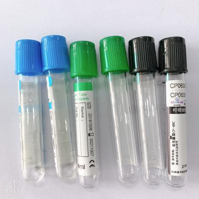 Cina Il campione di sangue di uso del laboratorio medico imbottiglia il colore verde blu per la raccolta del sangue in vendita