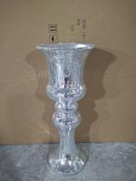 China Mirror Vase Polyresin Flower Vase With Mirror Pattern for sale
