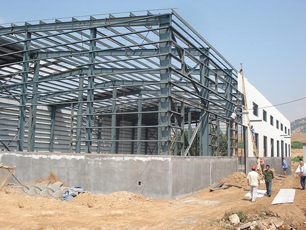Quality Steel Frame Pre Engineered Building Warehouse Workshop CE EN1090 for sale