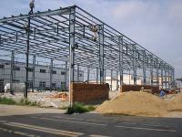 China Customized Prefabricated Steel Building Structures - Q355 Steel Frame with Large Span Design for Industrial Applications for sale