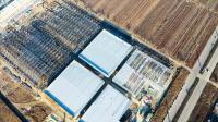 China Customized Galvanized H Section Large Span Steel Structure Warehouse 30m Span for sale
