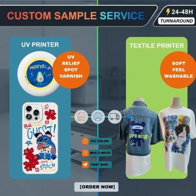 China Custom UV DTG Printing Sample Service: Fast Proofing, High Precision & 100% Sample Fee Refund for Bulk Orders for sale