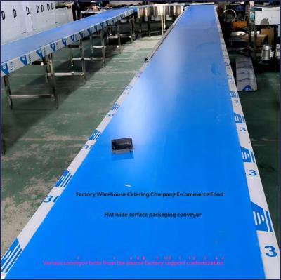 China Conveyor belt e-commerce warehouse packing conveyor belt canteen tableware recycling conveyor belt for sale