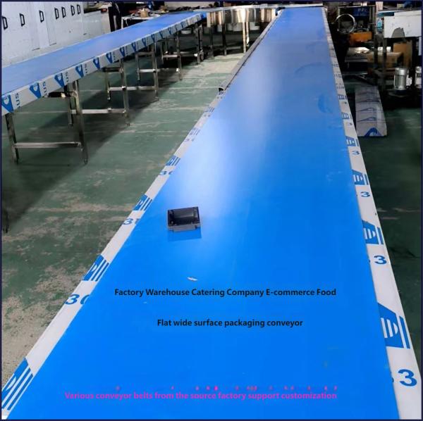 Quality Conveyor belt e-commerce warehouse packing conveyor belt canteen tableware recycling conveyor belt for sale