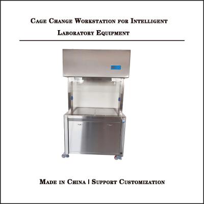 China Stainless Steel Experimental Animal Equipment Cage Changing Workstation for sale