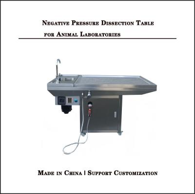 China Negative Pressure Dissection Table In Animal Laboratory With Drainage System for sale