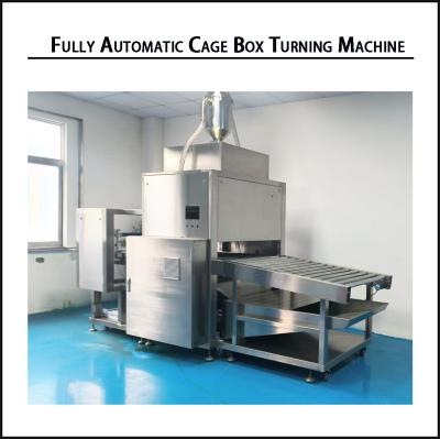 China Fully Automatic Precise Lab Animal Equipment IVC Cage Flipping Bedding Filling Machine for sale