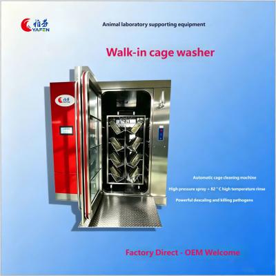 China Automatic Walk-in Cage Washer with High Pressure Cleaning & Sterilization for sale