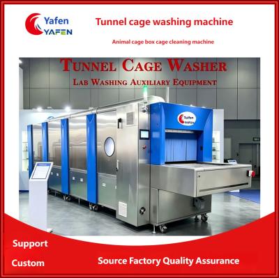 China Large tunnel-type cage washer, cleaning equipment for laboratory animal cages in universities and research institutes for sale