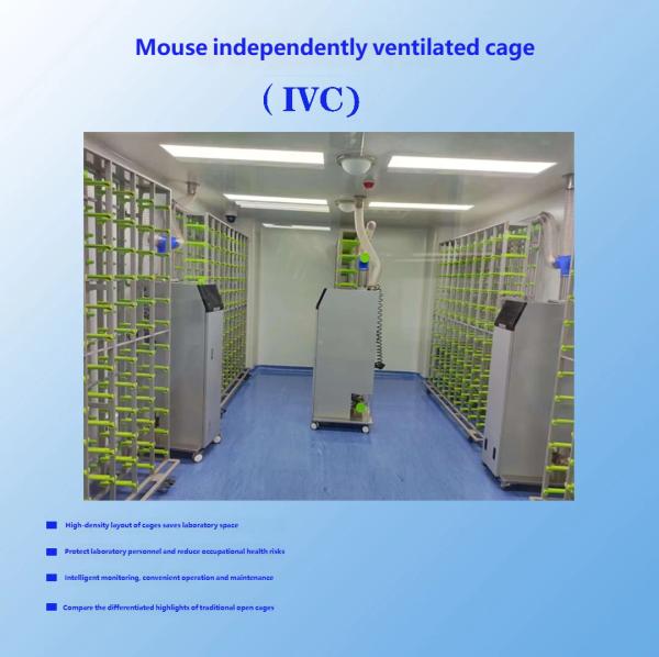 Quality Large Size Rat IVC Individually Ventilated Cage System PSU Transparent Cage Box Laboratory Guinea Pig Rabbit Ventilation Caging Equipment for sale