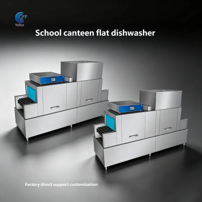 China Flat Commercial Dishwashing Equipment Tableware Dinner Plates Cleaning Machine for sale