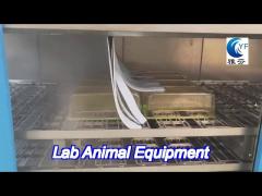 stainless steel modular lab animal equipment tunnel type animal cage washer