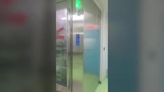 Large walk-in cage washer