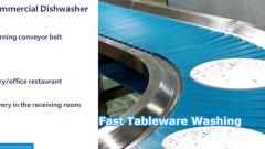 Chain Conveyor Belt Tableware Recycling Tableware Washing Commercial Dishwasher