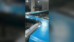 Stainless Steel Dishwasher Conveyor Chain Automatic Basket Transport Conveyor Line for Flight‑Type C