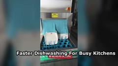 Continuous Conveyor Dishwasher, Large-Capacity Commercial Automatic Dishwashing Equipment for Hotels