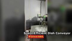 Commercial Dishwashing Machine with Pre-Soak Tank On-site Working Picture
