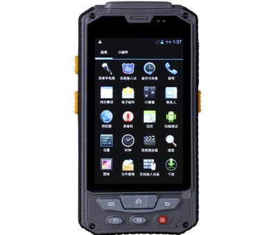 中国 アンドロイド 4.0 手持ち型 RFID の読者 GPRS Bluetooth UHF 915MHZ の黒を追跡することを在庫整理して下さい 販売のため