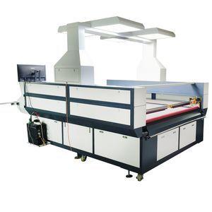 Quality 1.9X1.6m Vision Scan Laser Cutting Machine for Sublimated Garment Uniform for sale