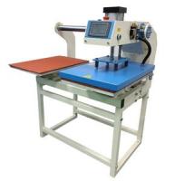 Quality Dual Station Pneumatic Heat Fully Automatic Press Machine for T-Shirt Clothes for sale
