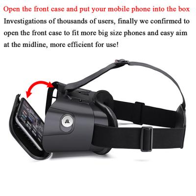 China 2016 Newest VR Box Virtual Reality 3D Glasses for 4.0 - 6.0 Inches Mobile Phones for sale