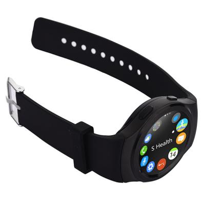 China Samsung S2 Fashion Shape 1.3-Inch 240 x 240 Pixels High Definition IPS Round-shaped Screen Smart Watch Phone for sale