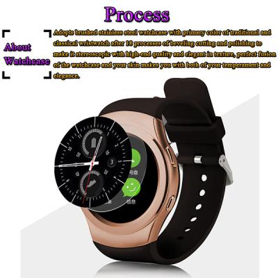 China Samsung Shape 1.3 Inches 240 x 240 Pixels High Definition IPS Round-shaped Screen Smart Watch Phone for sale