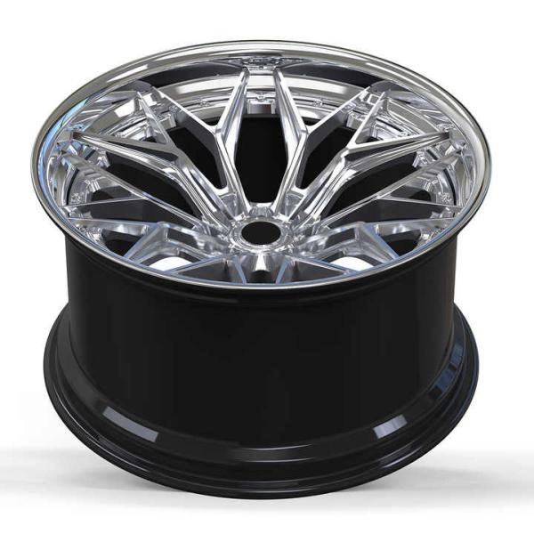 Quality 2 Piece Dodge Hellcat Concave Brushed Forged 5*115 Cars Wheels for sale