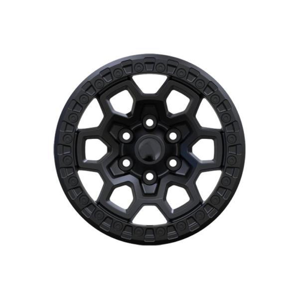Quality 17 Inch Offroad Custom Forged Beadlock Wheels 17 X 9 Alloy Beadlock Matte Black for sale