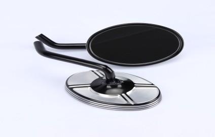 Quality Aluminum Alloy Rearview Mirror Series Anti-Glare and Weatherproof Round Black Motorcycle Rearview Mirrors for sale