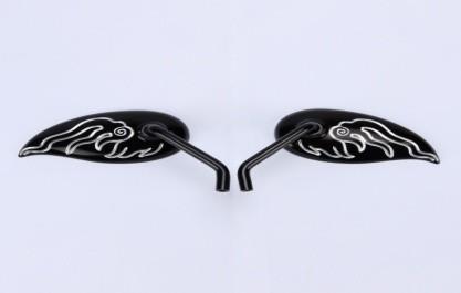 Quality Triangular Wing-Shaped Waterproof & Rust-Resistant Motorcycle Rearview Mirrors for sale
