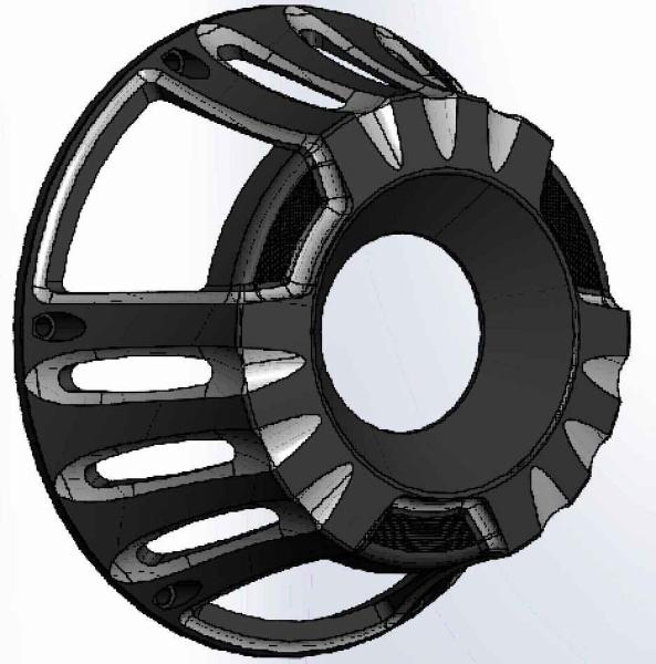 Quality Round Filter Housing Minimalist Design Fits Most Standard Air Filter Systems for for sale