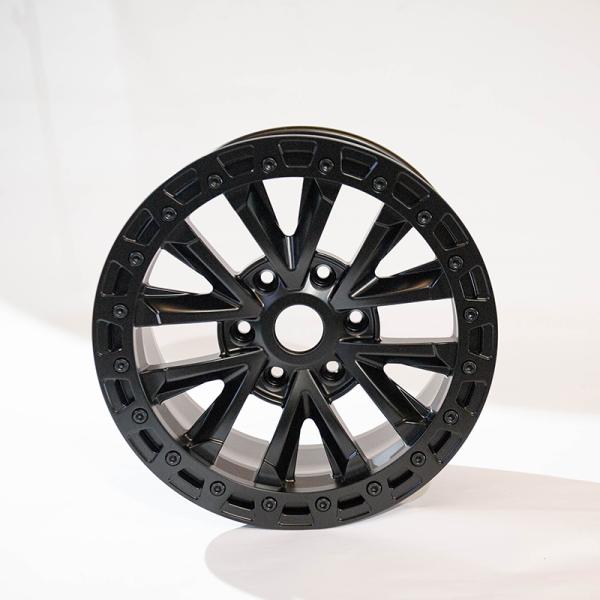 Quality Car wheel 17x9 Beadlock 2025 Prado 250 Matte black for sale