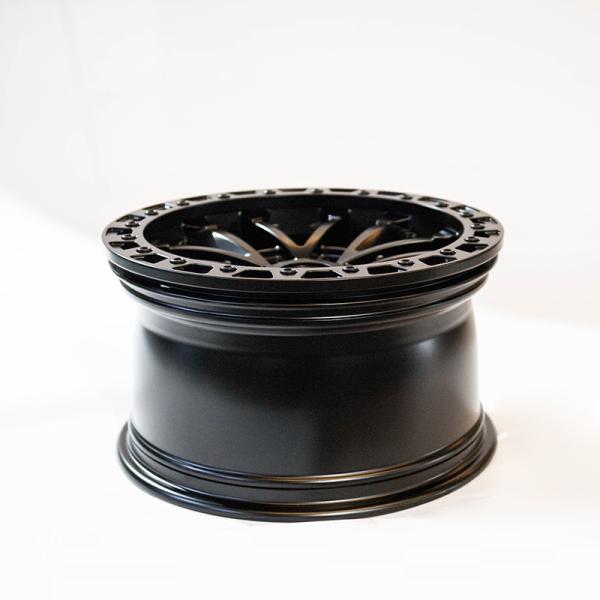 Quality Car wheel 17x9 Beadlock 2025 Prado 250 Matte black for sale
