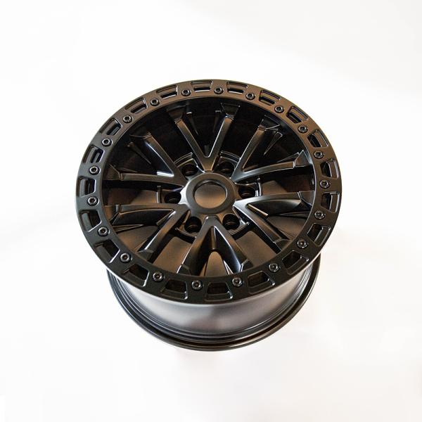 Quality Car wheel 17x9 Beadlock 2025 Prado 250 Matte black for sale
