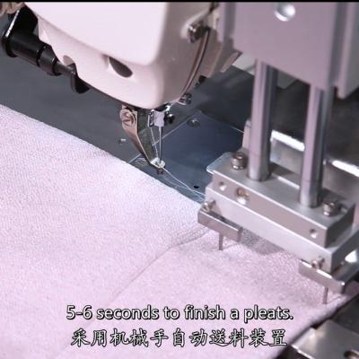 China Advanced Length Control Home Textile Curtain Pleating Machine for Curtain Fabric for sale