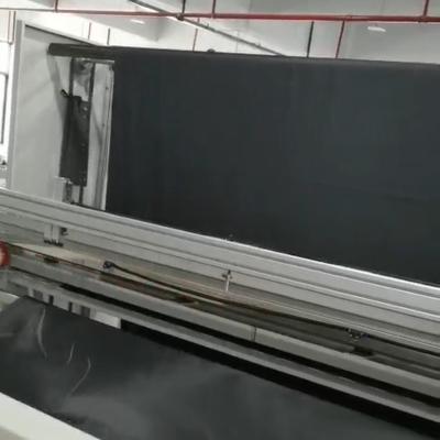 China Automatic Textile Cutter Lihua High Effective Horizontal Tension Cutting Machine for sale