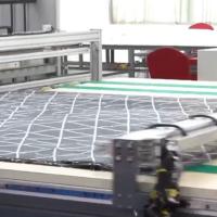 China Automatic Home Textile Fabric Cutting Trimming Machine with Multi-functional Features for sale