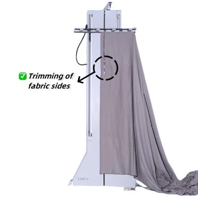 China Newly Upgraded Fabric Vertical Cutting Machine Six Clamping Devices Included for Cutting for sale