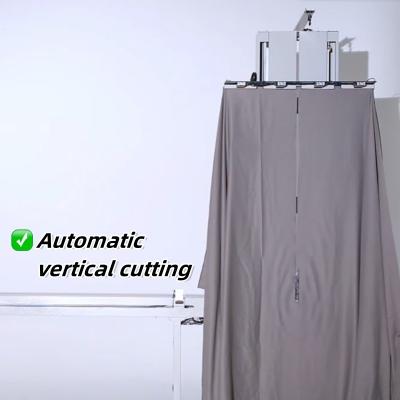 China Newly Upgraded Fabric Vertical Cutting Machine Six Clamping Devices Included for Cutting for sale