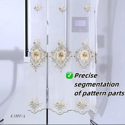 China Newly Upgraded Fabric Vertical Cutting Machine Six Clamping Devices Included for Cutting for sale
