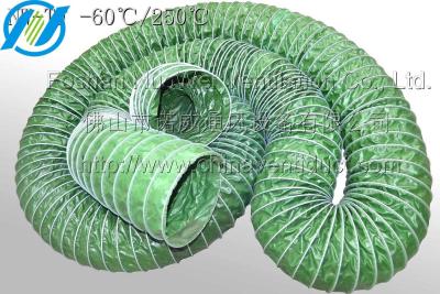 China Compressible flexible high temperature air duct for sale