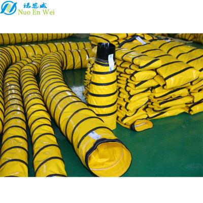 China PVC fire retarand air duct ,Aircraft ground air conditioning duct for sale