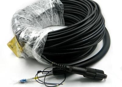 China Outdoor PDLC Connector , Waterproof 2 Core Single Mode Fiber Optic Cable for sale