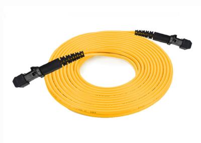 China Pre - Terminated MTRJ Single Mode Fiber Patch Cord Two Cores Yellow Color for sale