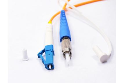 China 50 / 125UM 3M Fiber Patch Cord , Preterminal Outdoor Fiber Patch Cord for sale