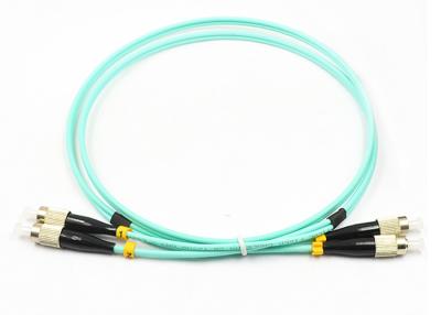 China 10G OM3 2 Core Multimode Fiber Optic Cable ST SC LC FC Connector Type for sale