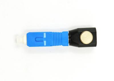 China SC / UPC Bare Fiber Optic Adapter Single Mode Type Zirconia Sleeve Material for sale